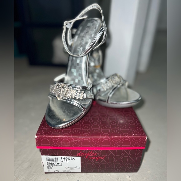 Shoes | Silver Heels | Poshmark